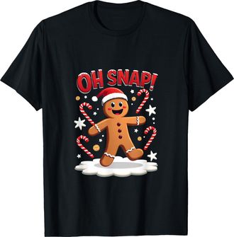 Mapanoli Design Oh Snap Lustiger Lebkuchen T-Shirt