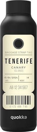 Quokka Solid - Jet Black 630 ML Tenerife Label