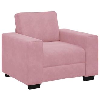 vidaXL Sessel Rosa 60 cm Samt Vidaxl