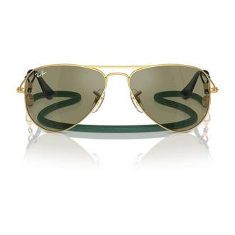 Ray-Ban unisex, Accessoires, Jaune, Taille: 52 MM Rj9506S Aviator