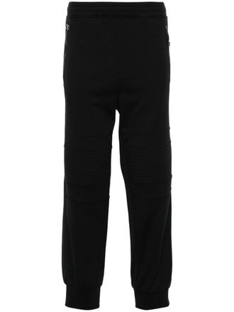 Neil Barrett pantalon de jogging &agrave; d&eacute;tails de coutures - Noir