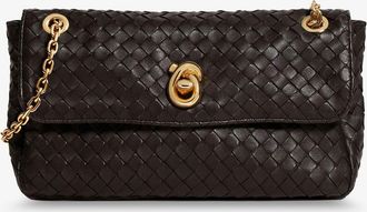 Bottega Veneta Madison leather crossbody bag with Intrecciato motif - BOTTEGA VENETA - gender_Woman