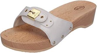 Scholl Sabots pescura Heel Blanc 41