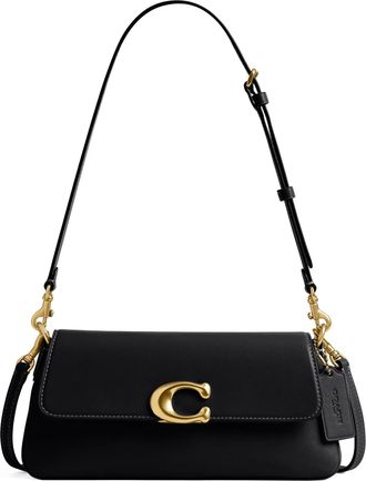 Coach Crossbody Bags - Refined Calf Leather Jet Shoulder Bag - Gr. unisize - in Schwarz - f&uuml;r Damen