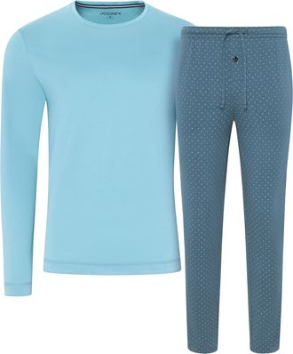 Jockey Herren Night and Day Long Pyjama, Cove, XL