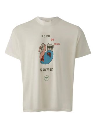 MISCI t-shirt Animal Game - Blanc