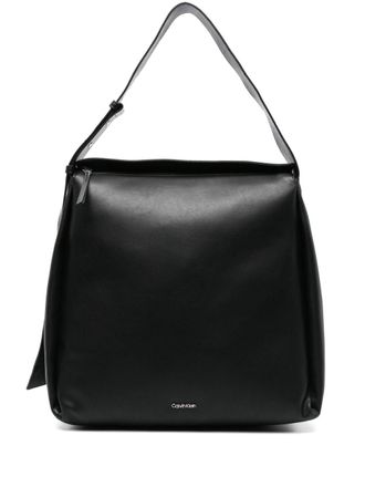 Calvin Klein sac &agrave; main &agrave; logo - Noir