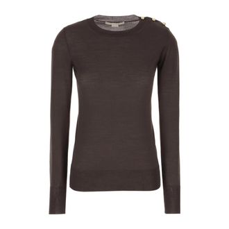 Stella McCartney Rundhals-Strickware - - Knitwear - Damen - Braun - M
