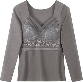 Generic sous Pull Femme Haut Thermique Femme sous Pull Thermique Femme Doux Glamour Blouse Noire &Eacute;l&eacute;gante en Similicuir Manches Longues Col Montant Look Fashi