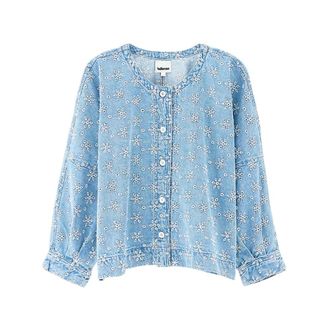Bellerose Femme, Blouses et Chemises, Bleu, Taille: 38 FR Blouse en jean Pinda