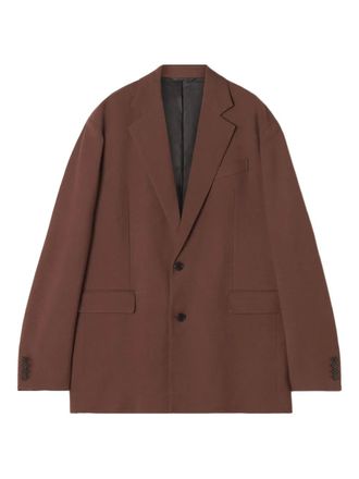 Lanvin blazer à design texturé - Marron