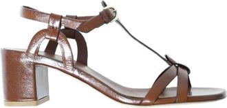 Del Carlo DEL Carlo, Femme, Chaussures, Brun, Taille: 38 EU Sandales &agrave; Talons Hauts