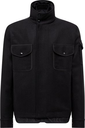 Moncler Doudoune courte Avoine en laine