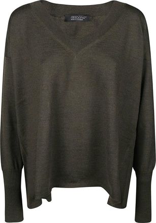 Aragona Femme, Pulls, Vert, Taille: 36 FR D3204Tf Pull ras du cou &agrave; manches longues