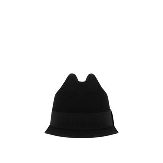 Moschino unisex, Accessoires, Noir, Taille: S Wool Cloth Hat