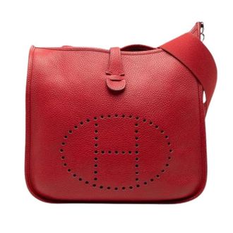 Herm&egrave;s Pre-owned Evelyne III PM - Femme - Pre-owned - Rouge - Taille: ONE Size