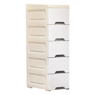 Generico Bodenschrank f&uuml;r Badezimmer, freistehender K&uuml;chen-Organizer mit Rollen, vertikale Organizer, gro&szlig;e Kapazit&auml;t, f&uuml;r Badezimmer, Hotel, Wohnzimmer