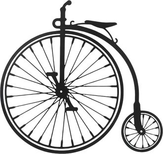 Generico Metallwandkunst: Eisenmaterial, Wandskulptur für Fahrrad, realistisches Design | exquisite Dekoration, feine Schnitte, Retro-Fahrradkunst für Wohnzimm