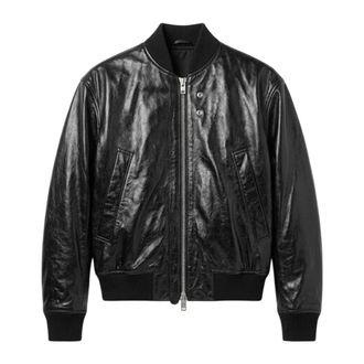 Sunflower Lederjacke - - Jackets - Herren - Schwarzk - XL