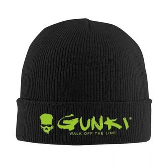 Generic Chapeau Chaud dHiver, Logo Gunki, Chapeaux de p&ecirc;che dAngle, Bonnets dAutomne-Hiver, Bonnets gunki, Casquettes f&eacute;minines en Acrylique tricot&eacute;e Masculin