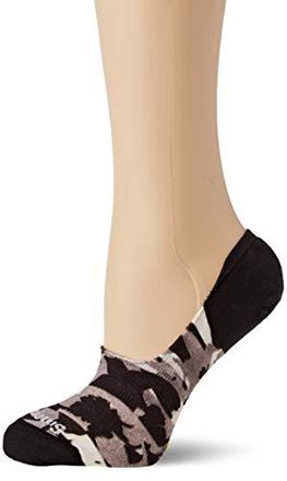 Smartwool Womens Curated Sailing Stripe No Show Chaussettes, Noir (Black 001), Medium Femme