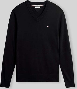 Tommy Hilfiger Regular Fit Pullover aus Baumwoll-Kaschmir-Mix