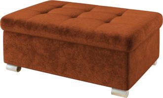 Mirjan24 Hocker Niko groß Sitzhocker Polsterhocker Sitzbank Fußbank Pouf Farbauswahl (Clara 215.02)