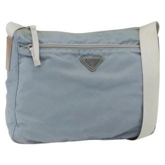 Prada Pre-owned Vintage Nylon Cross Body Bag - - Pre-owned - Damen - Blau - ONE SIZE