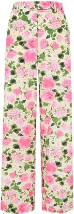 Liu Jo Femme, Pantalons, Rose, Taille: 36 FR Wide Pantalons