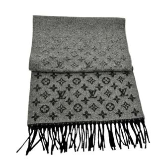Louis Vuitton Pre-owned Cashmere Scarf - Femme - Pre-owned - Noir - Taille: ONE Size