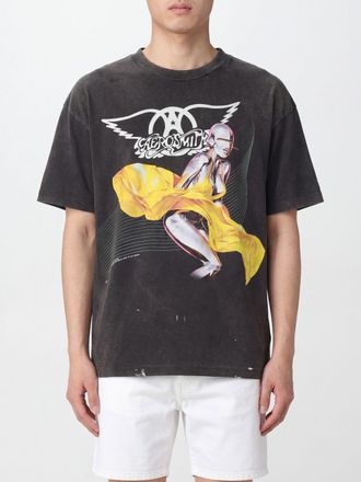 Saint Mxxxxxx T-shirt en coton &agrave; imprim&eacute; graphique et &eacute;paules tombantes
