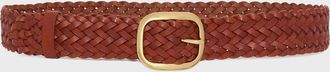 Gerard Darel Ceinture tress&eacute;e en cuir - AMARA - Tan