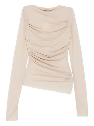 SOEUR Gerafftes Gaia Oberteil - Nude