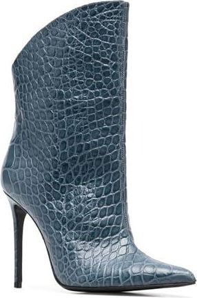 Generic Bottines &agrave; Talons Aiguilles pour Femmes, &agrave; Enfiler, Chaussures de Soir&eacute;e &eacute;l&eacute;gantes &agrave; Bout Pointu, Bottines Courtes Classiques en Cuir Confortables pou