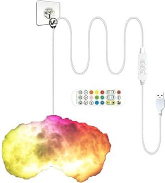 Generico Lumi&egrave;res LED pour Plafond | D&eacute;corations de Lampe DIY avec t&eacute;l&eacute;commande - Lumi&egrave;re LED Changeante de Couleur avec t&eacute;l&eacute;commande, pour Salon, Chambre denf