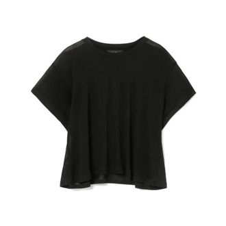 Dondup Rundhals-T-Shirt mit kurzen &Auml;rmeln aus Baumwolle - - Tops - Damen - Schwarzk - S