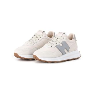 Hogan Low-Top Sneaker - Sneakers aus Veloursleder - Gr. 36 (EU) - in Creme - f&uuml;r Damen