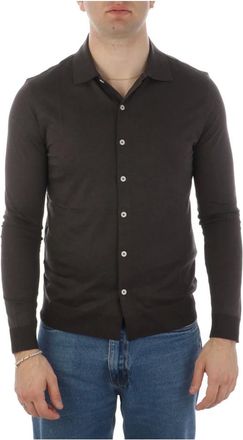 Altea Homme, Chemises, Brun, Taille: L 6038 Camicia