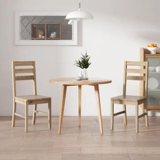 vidaXL Esszimmerst&uuml;hle 2 Stk. Massivholz Akazie - Vidaxl