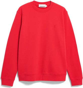Armedangels Herren Sweatshirt aus Bio-Baumwolle BAARO Loop Regular Fit Mars Red