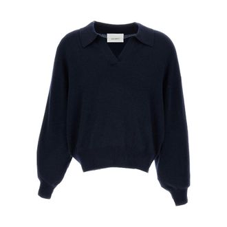 Lisa Yang Ribbed Polo Wool Sweater