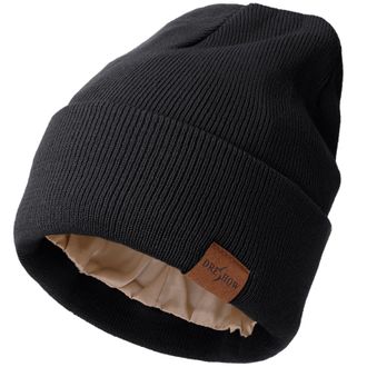Dreshow Beanie M&uuml;tze f&uuml;r Damen Herren Warme Winterm&uuml;tze mit Weichem Satin Gef&uuml;tterte Unisex Dehnbar M&uuml;tze mit B&uuml;ndchen Strickm&uuml;tze