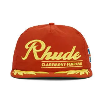 Rhude Casquette souvenir Clermont-Ferrand - Homme - Accessoires - Rouge - Taille: ONE Size