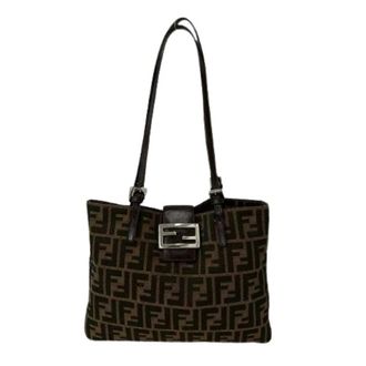 Fendi Pre-owned Zucca Canvas Leather Shoulder Bag - - Pre-owned - Damen - Braun - ONE SIZE