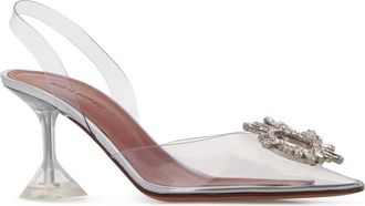 Amina Muaddi Transparent Scarpe Con Tacco High Heel Shoes
