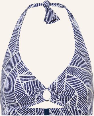 Lidea Lidea Neckholder-Bikini-Top Indigo Grid blau