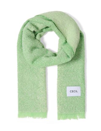 Cecil Jacquard Schal dark bamboo green A