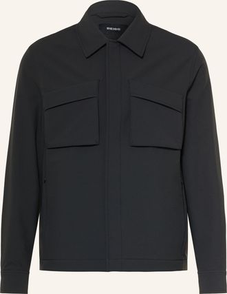 Reiss Reiss Overshirt Divide schwarz