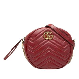 Gucci Pre-owned Leder gucci-taschen - - Pre-owned - Damen - Rot - ONE SIZE