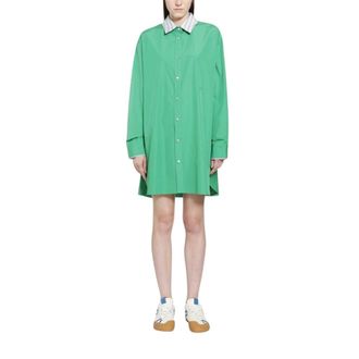Loewe Shirt Kleider - - Dresses - Damen - Gr&uuml;n - XS